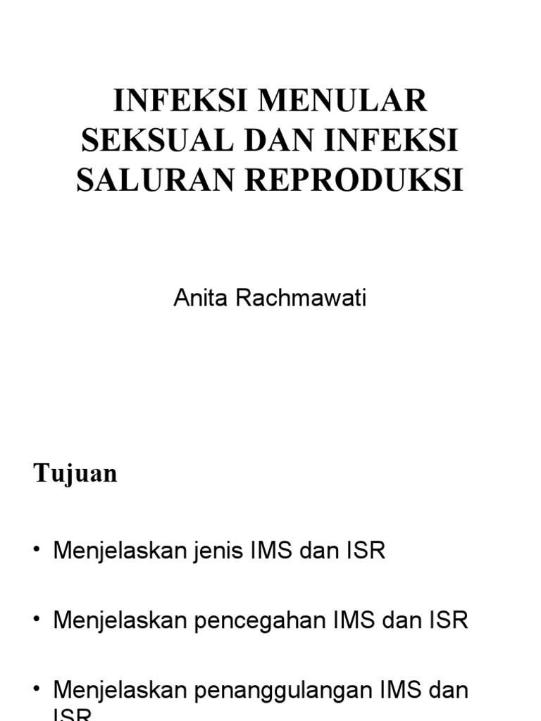 Infeksi Menular Seksual Dan Infeksi Saluran Reproduksi | PDF