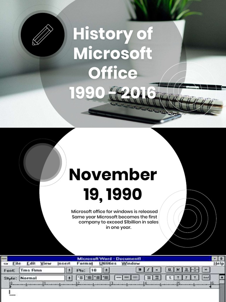 History of Microsoft Office | Download Free PDF | Microsoft Office ...