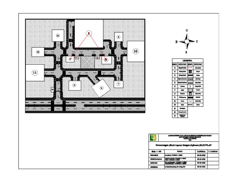 Final Layout 2D Pertemuan 6 Kelompok I | PDF