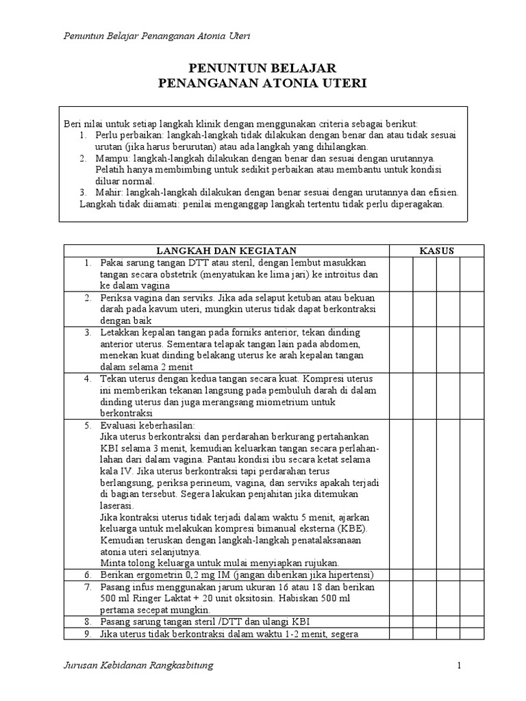Penuntun Belajar Kbi Kbe | PDF