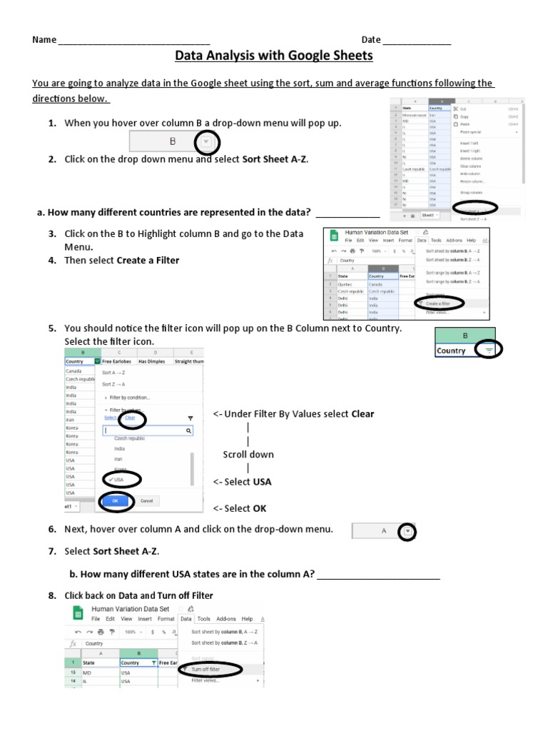 Data Analysis With Google Sheet | PDF | Computing | Software