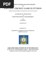 Report On Python | PDF | Scope (Computer Science) | Parameter (Computer ...