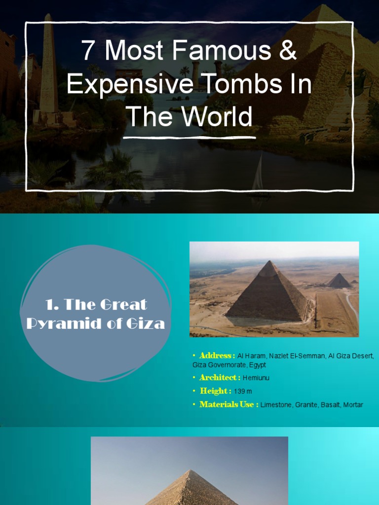 7 Most Famous & Expensive Tombs in The World | PDF