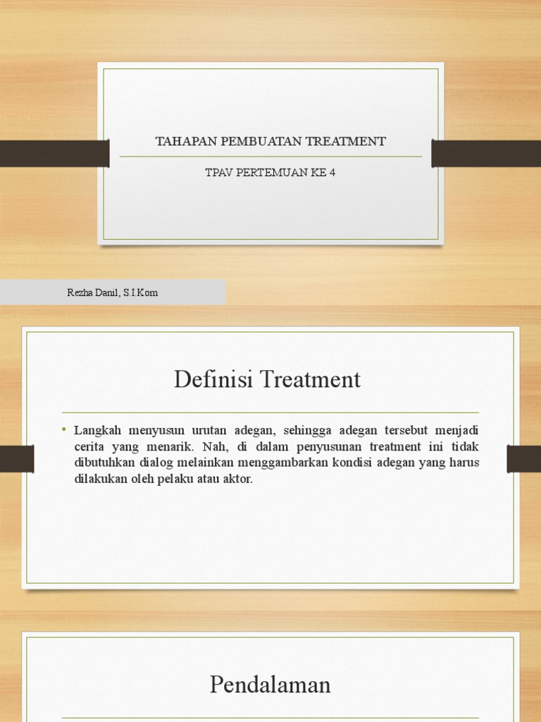 Menyusun Treatment Naskah yang Efektif | PDF