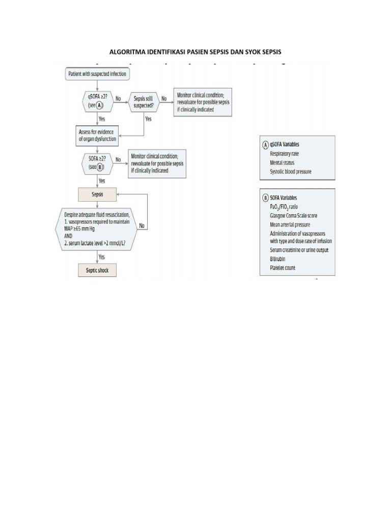 Algoritma Identifikasi Pasien Sepsis Dan Syok Sepsis | PDF