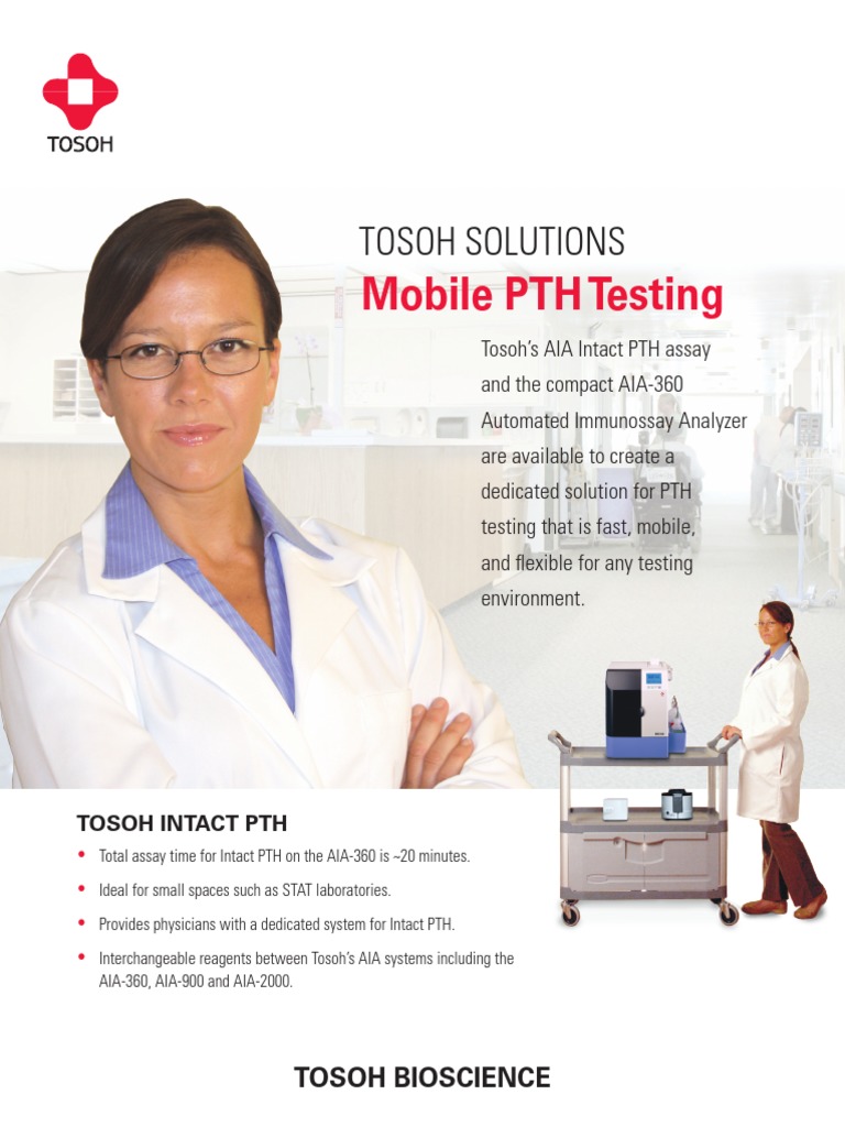 Mobile PTH Testing: Tosoh Solutions | PDF | Immunoassay | Endocrine System