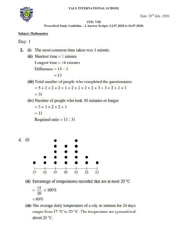 STD VIII PSG 2 Answer Scripts | PDF | Physical Chemistry | Thermodynamics