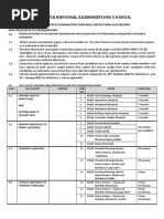 End of Term 1 2025 Invigilation Time-Table | PDF