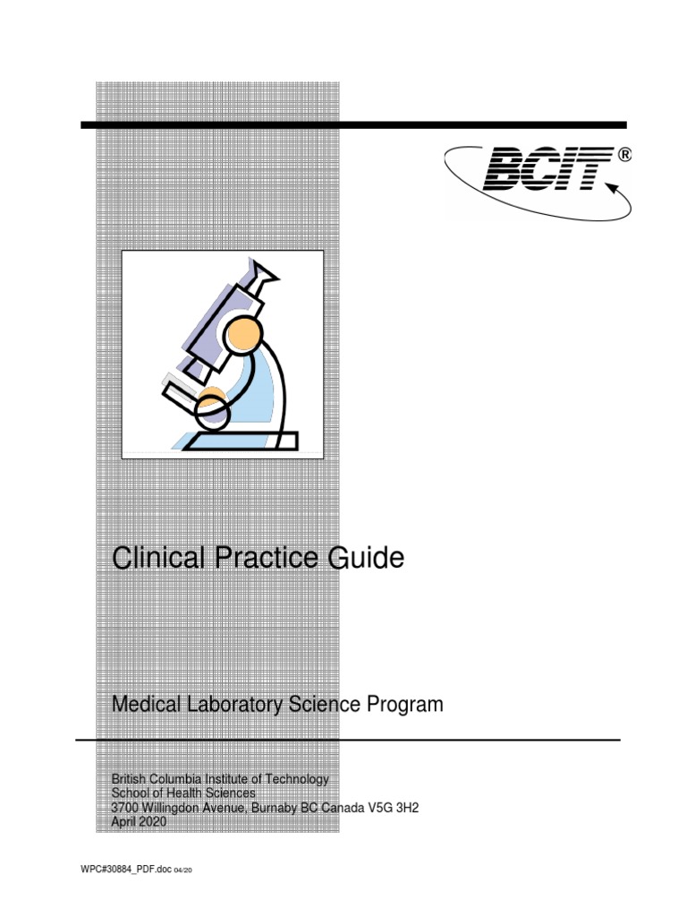 Guide to Clinical Rotations in the Medical Laboratory Science Program ...