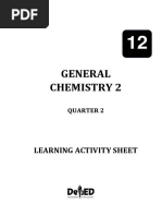GENERAL CHEMISTRY Grade 12 Module | PDF | Phase (Matter) | Ionic Bonding