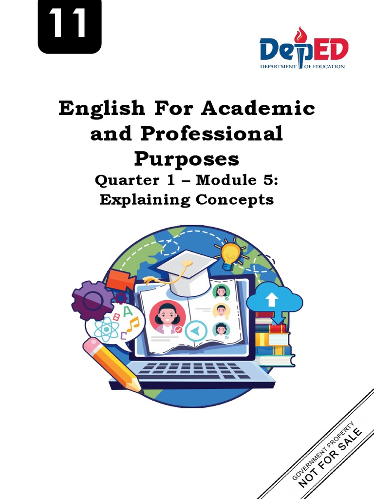 English For Academic and Professional Purposes: Quarter 1 - Module 5: Explaining Concepts | PDF ...