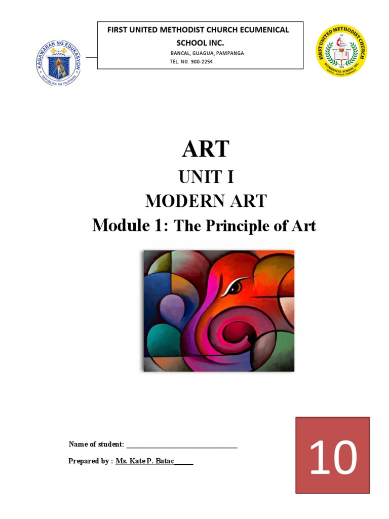 Art 10 Module 1 | PDF | Composition (Visual Arts) | Symmetry