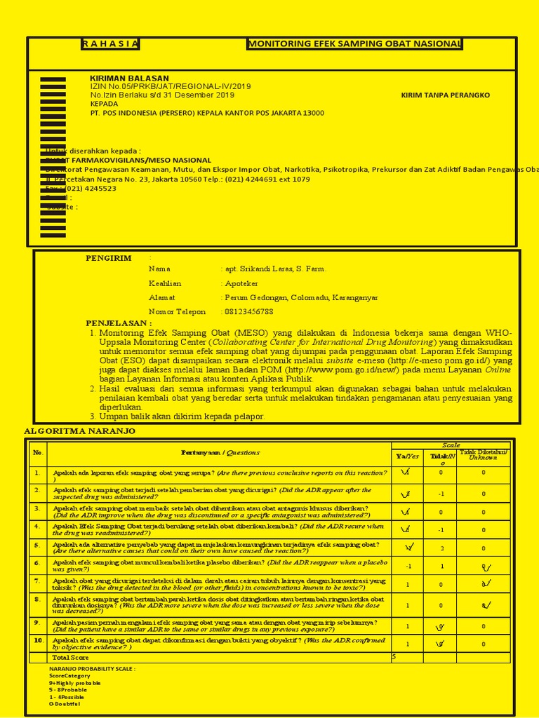Form Kuning | PDF