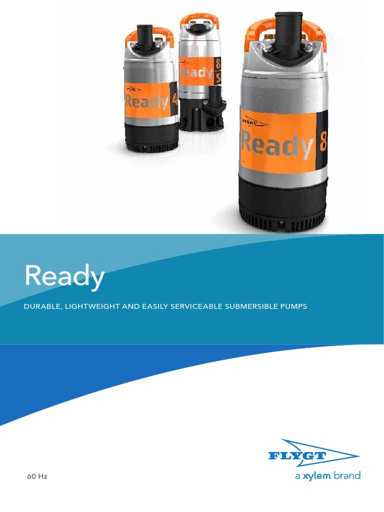 Flygt Ready Drenaj Pompaları | PDF | Wear | Pump