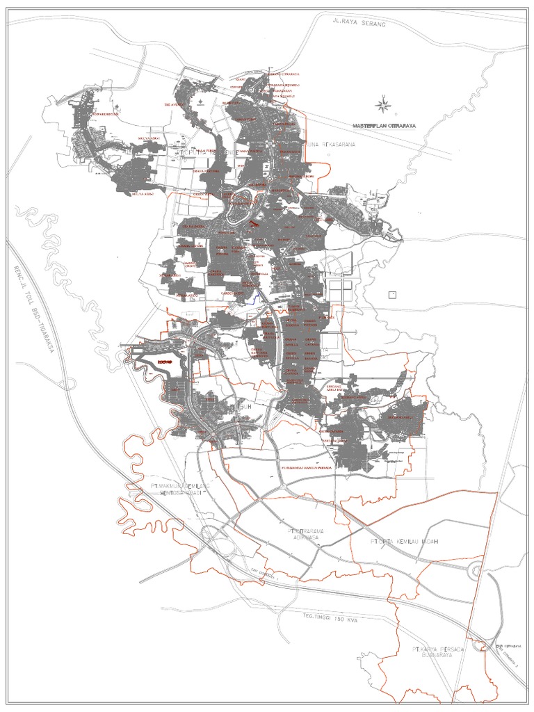 Master Plan Citra Raya Cikupa | PDF