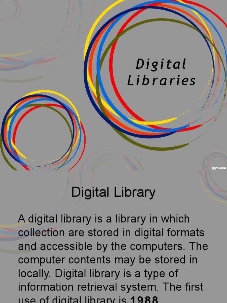 What Is Digital Library | PDF | Digital Library | Libraries