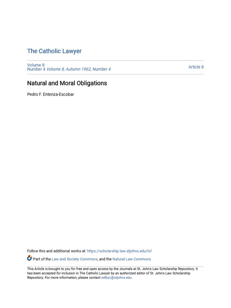 Natural and Moral Obligations in Law | PDF | Consideration | Common Law