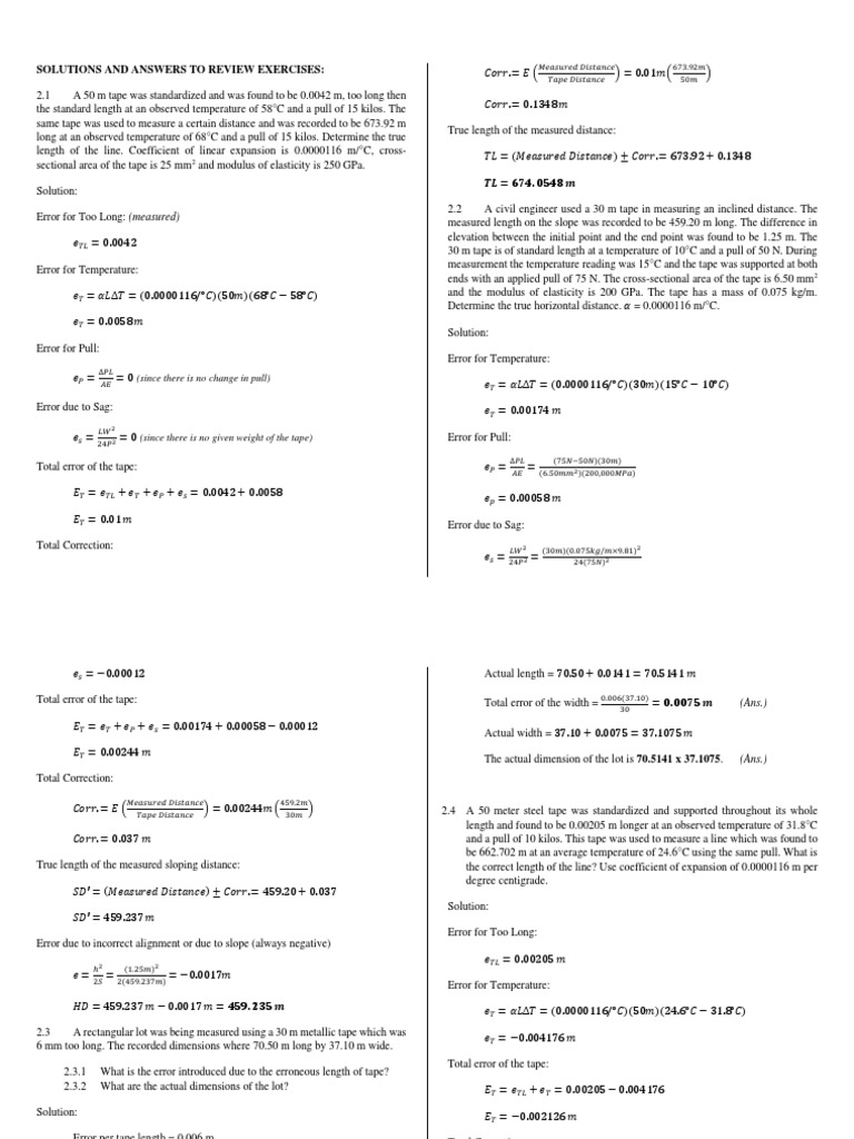 Module 2-Answers - FOS | PDF | Length | Measurement