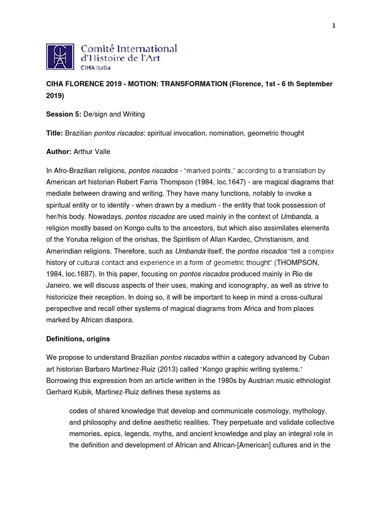 Brazilian Pontos Riscados Spiritu | PDF | Republic Of The Congo | Brazil