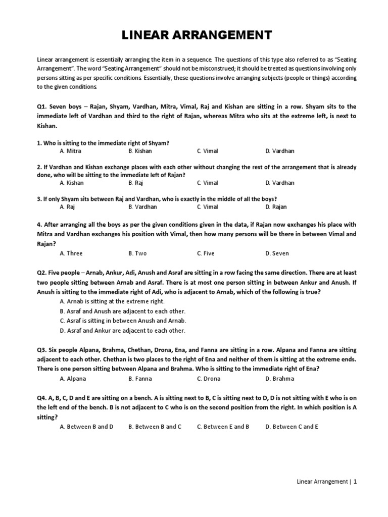 Linear Arrangement | PDF | Sikhism