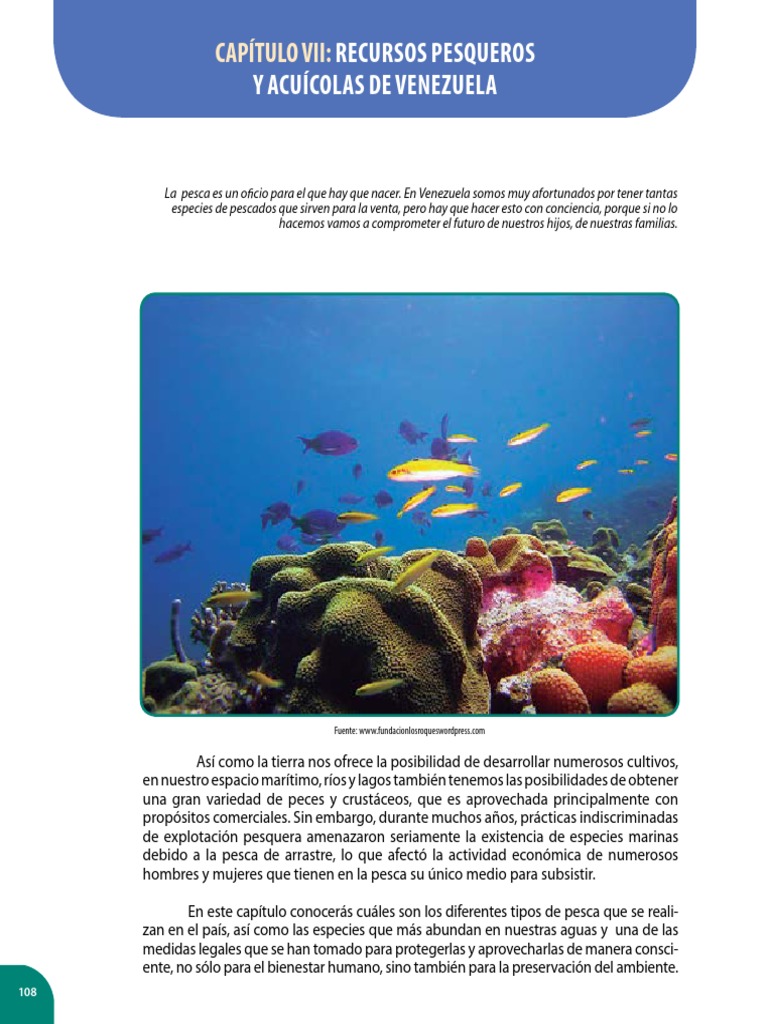 ObJ-3 Recursos Pesqueros y Acuicolas de Venezuela | PDF | Acuicultura ...