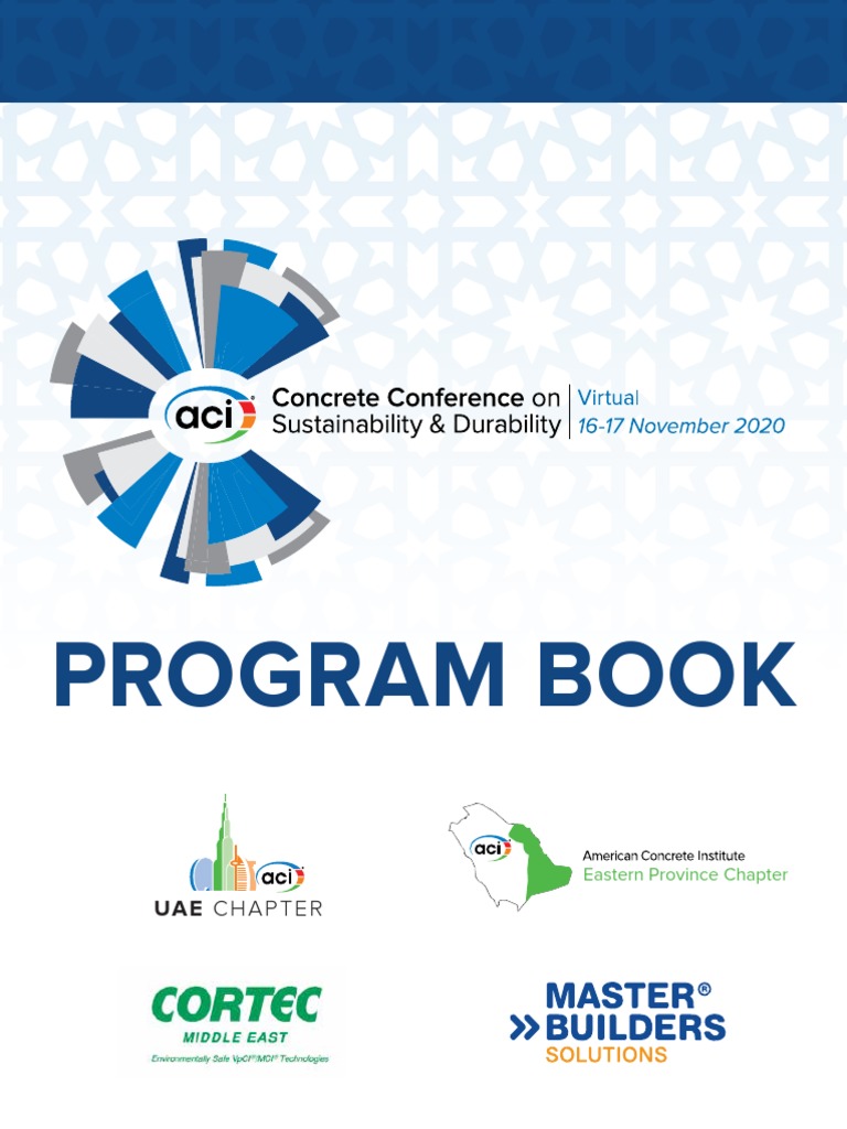 Virtual Event Program Book | PDF | Concrete | Sustainability
