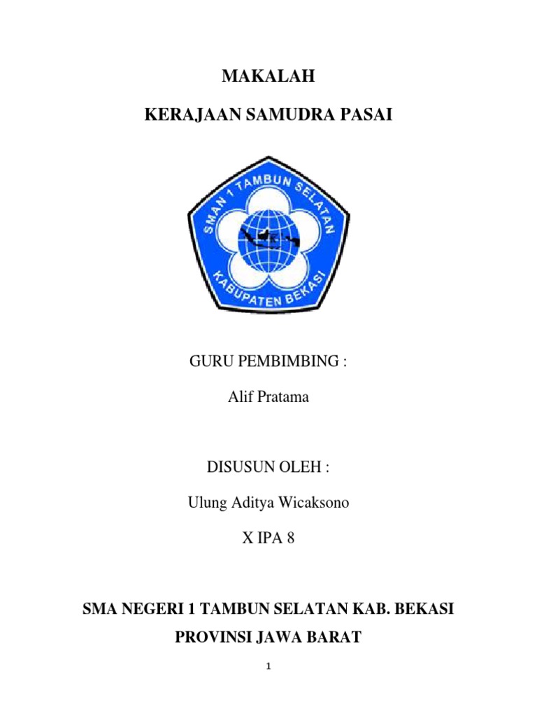 Makalah Kerajaan Samudra Pasai | PDF