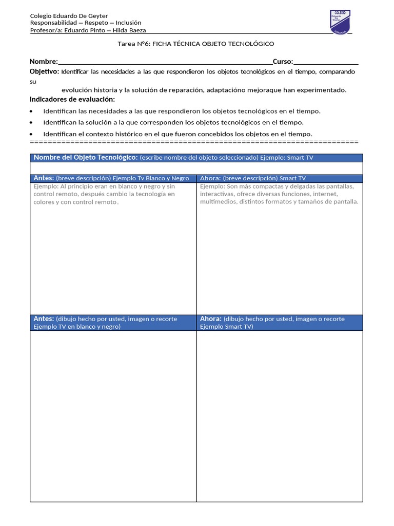 Ficha Tec | PDF | Televisión | Evolución