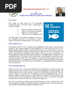 SDG 14: Life Below Water Overview | PDF | Environment | Economy And The ...