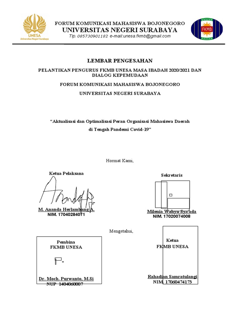 Proposal Dialog FKMB 2020 New-1 | PDF