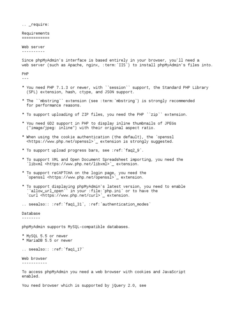 Require RST | PDF | Business