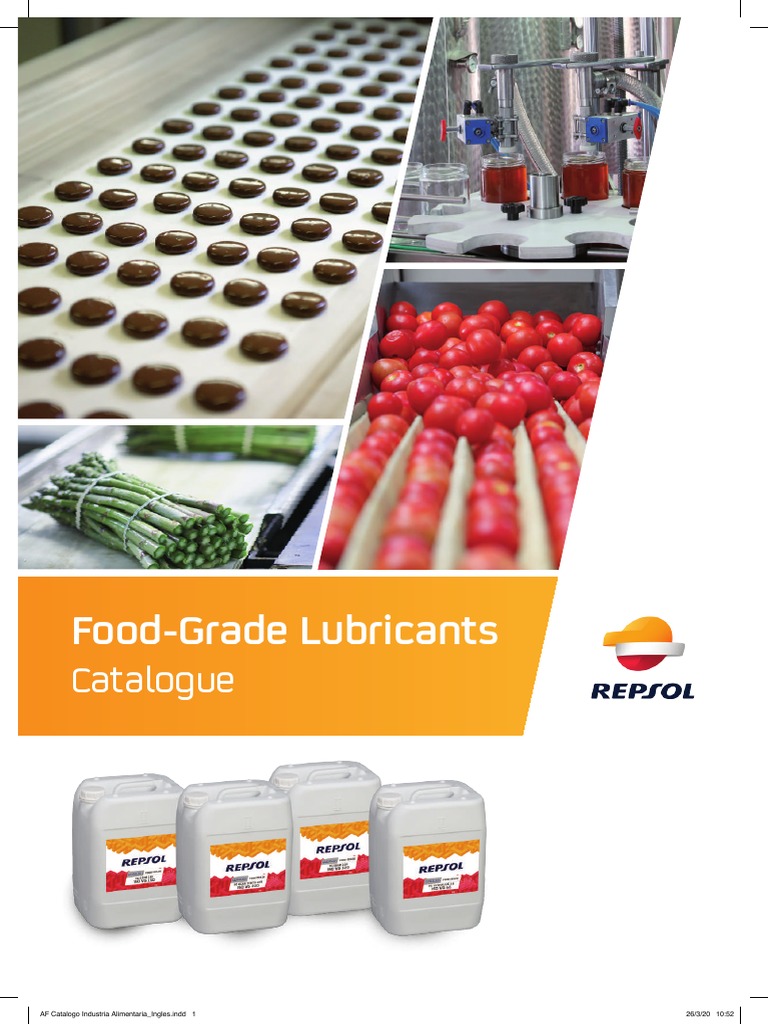 Food-Grade Lubricants: Catalogue | PDF | Lubricant | Oils