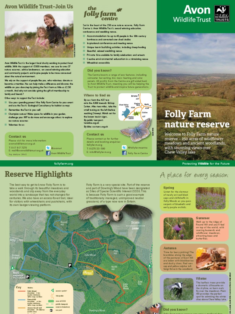 Folly Farm Reserve Leaflet | PDF | Natural Environment | Nature