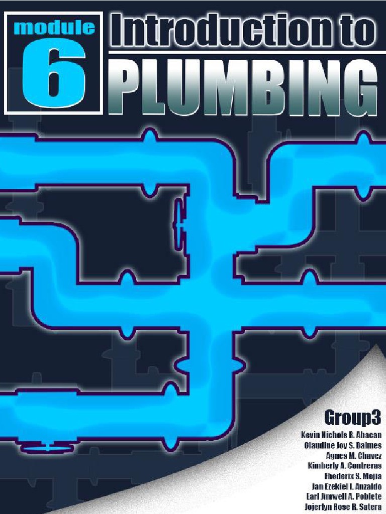 Module 6 - Introduction To Plumbing | PDF | Pipe (Fluid Conveyance) | Litre