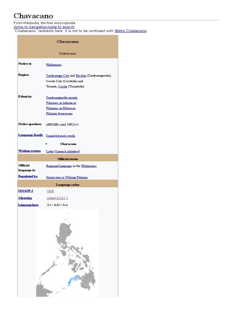 Chavacano Print | PDF | Linguistics | Communication