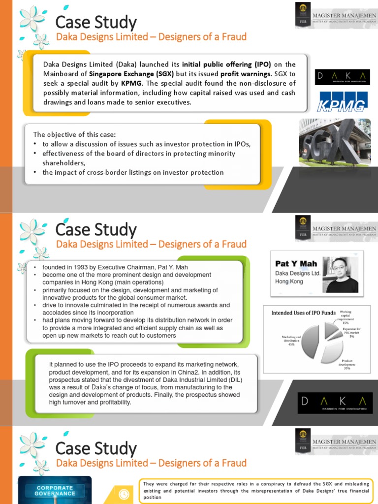 Case Study Daka Designs | PDF | Corporate Governance | Governance