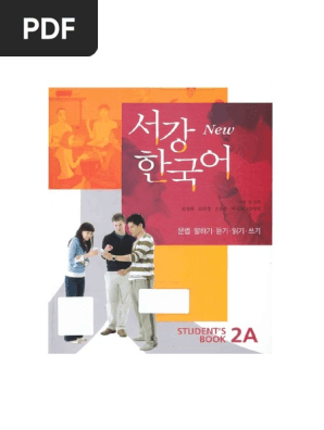Sogang Korean 2A Student And Workbook IH Modern Languages