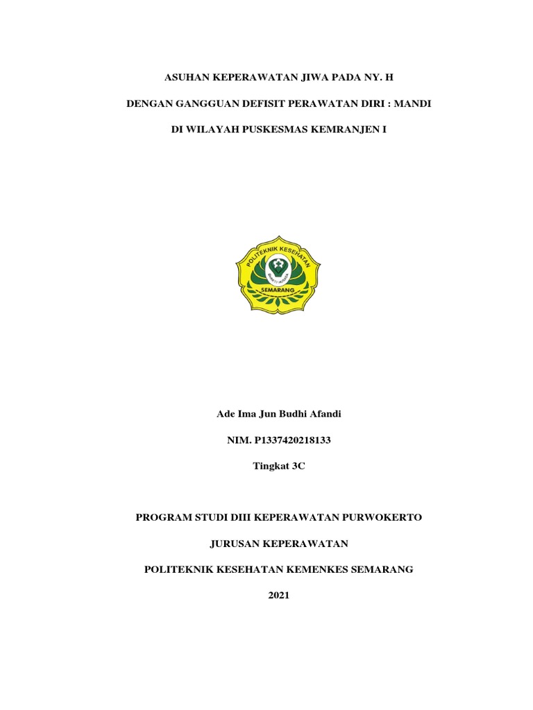 Askep Jiwa DPD | PDF | Gaya Hidup