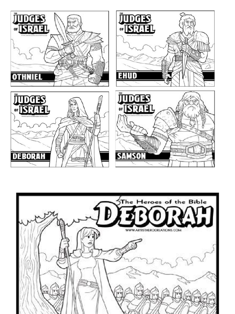 Judges Coloring Pages | PDF