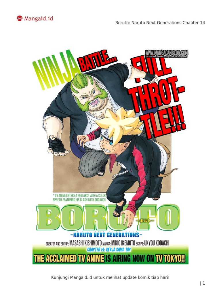 Mangaid - Id Boruto - Naruto Next Generations Chapter 14 | PDF