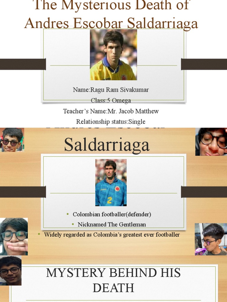 The Mysterious Death of Andres Escobar | PDF