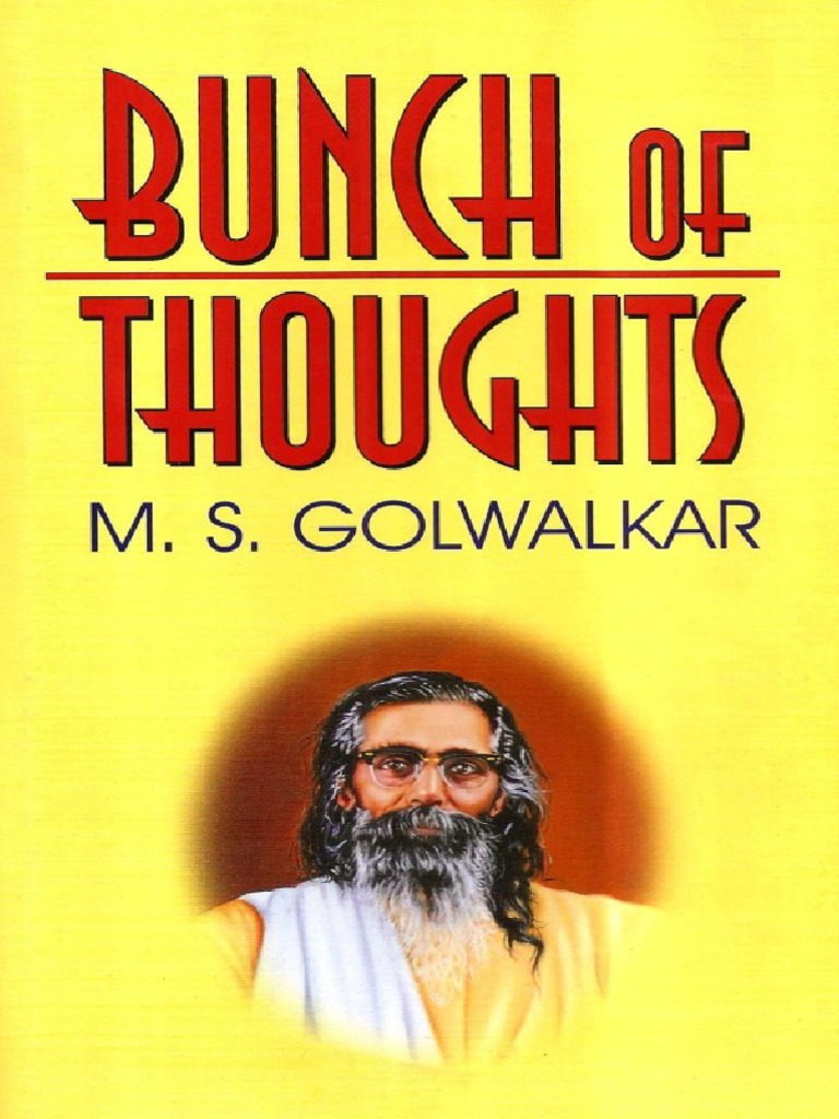 M. S. Golwalkar - Bunch of Thoughts-Sahitya Sindhu Prakashan (1966) | PDF