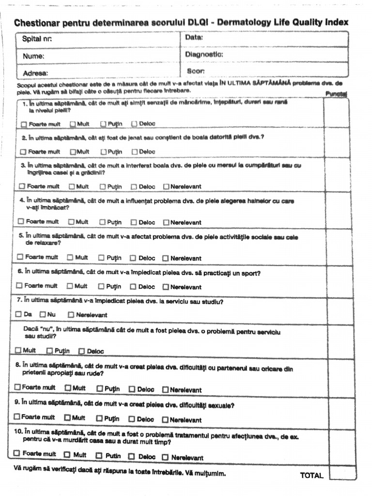 Dlqi | PDF
