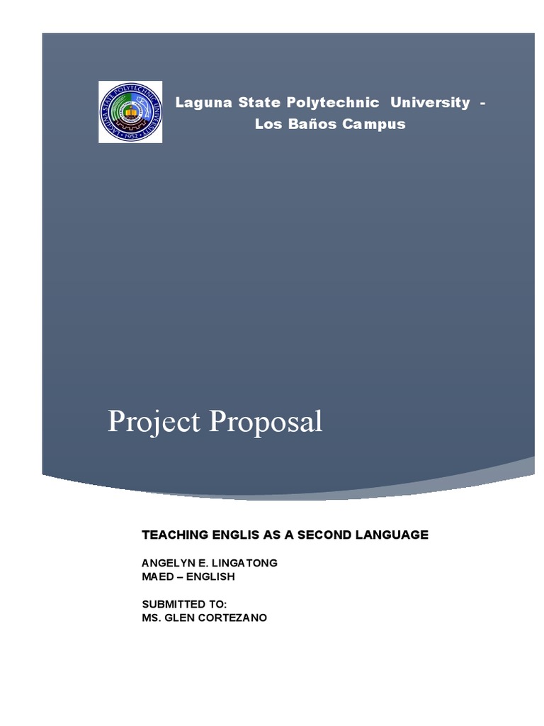 Project Proposal TESL - Angelyn E. Lingatong | PDF | Reading ...