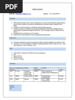 SAP Technical Specification Template | PDF