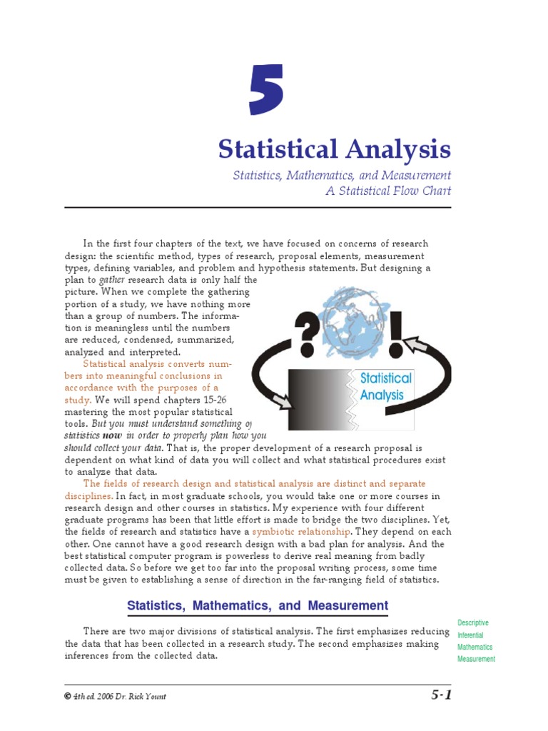 5 Statistical Analysis | PDF | Correlation And Dependence | Statistics
