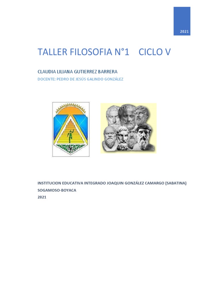 Retroalimentación de taller de filosofía sobre conceptos básicos | PDF | Materialismo | Platón
