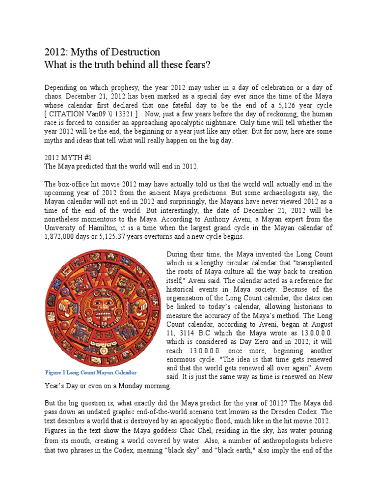 2012: Myths of Destruction What Is The Truth Behind All These Fears ...