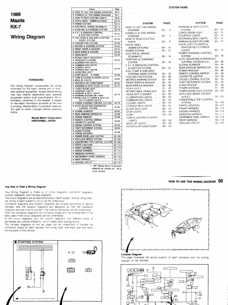 Rx7, b13 Wiring Diagram