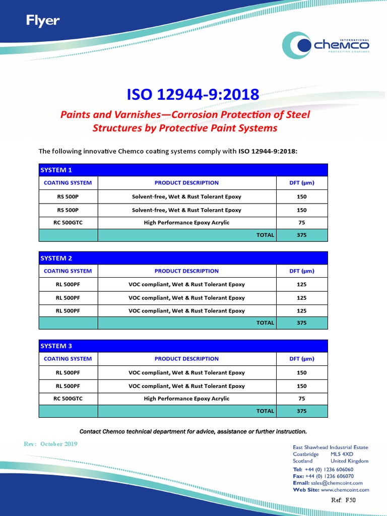 Flyer - ISO 12944-92018 | PDF